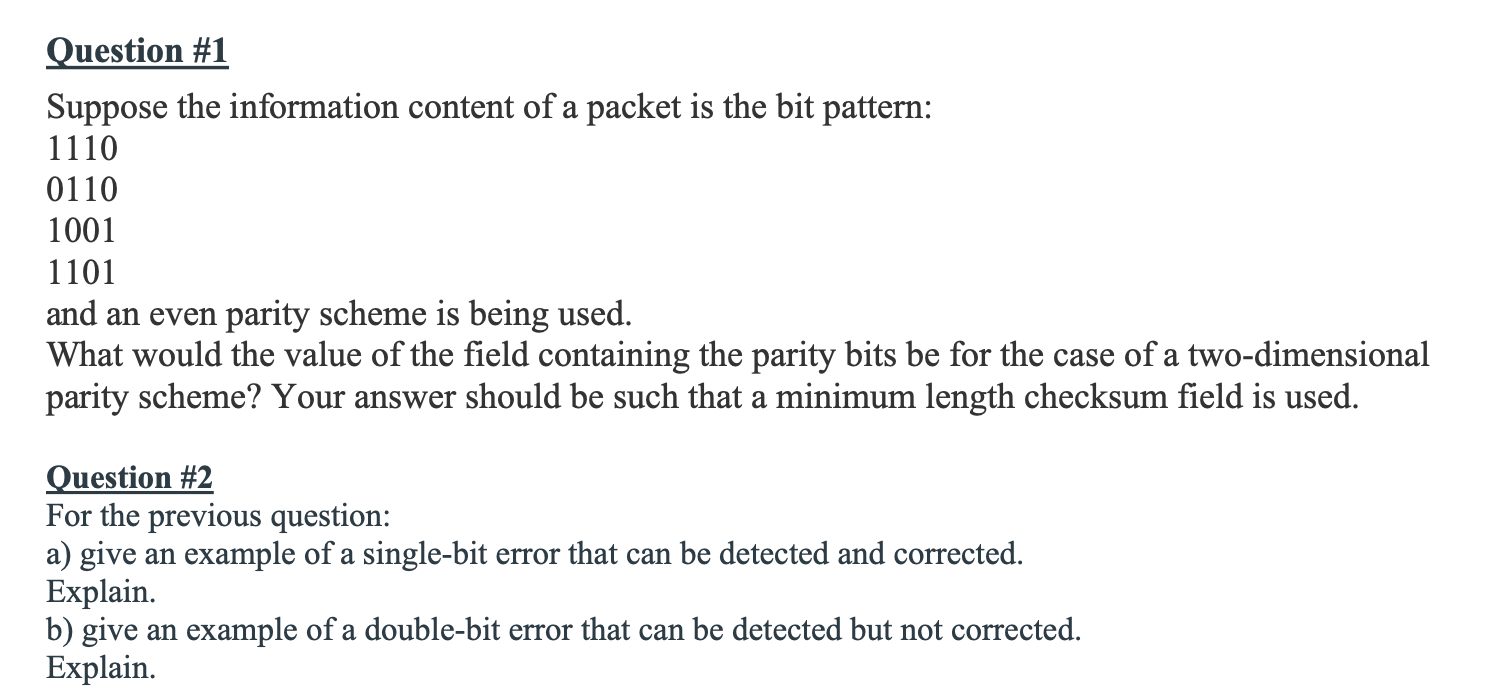 Solved I need help with question 2 answers can you help me | Chegg.com