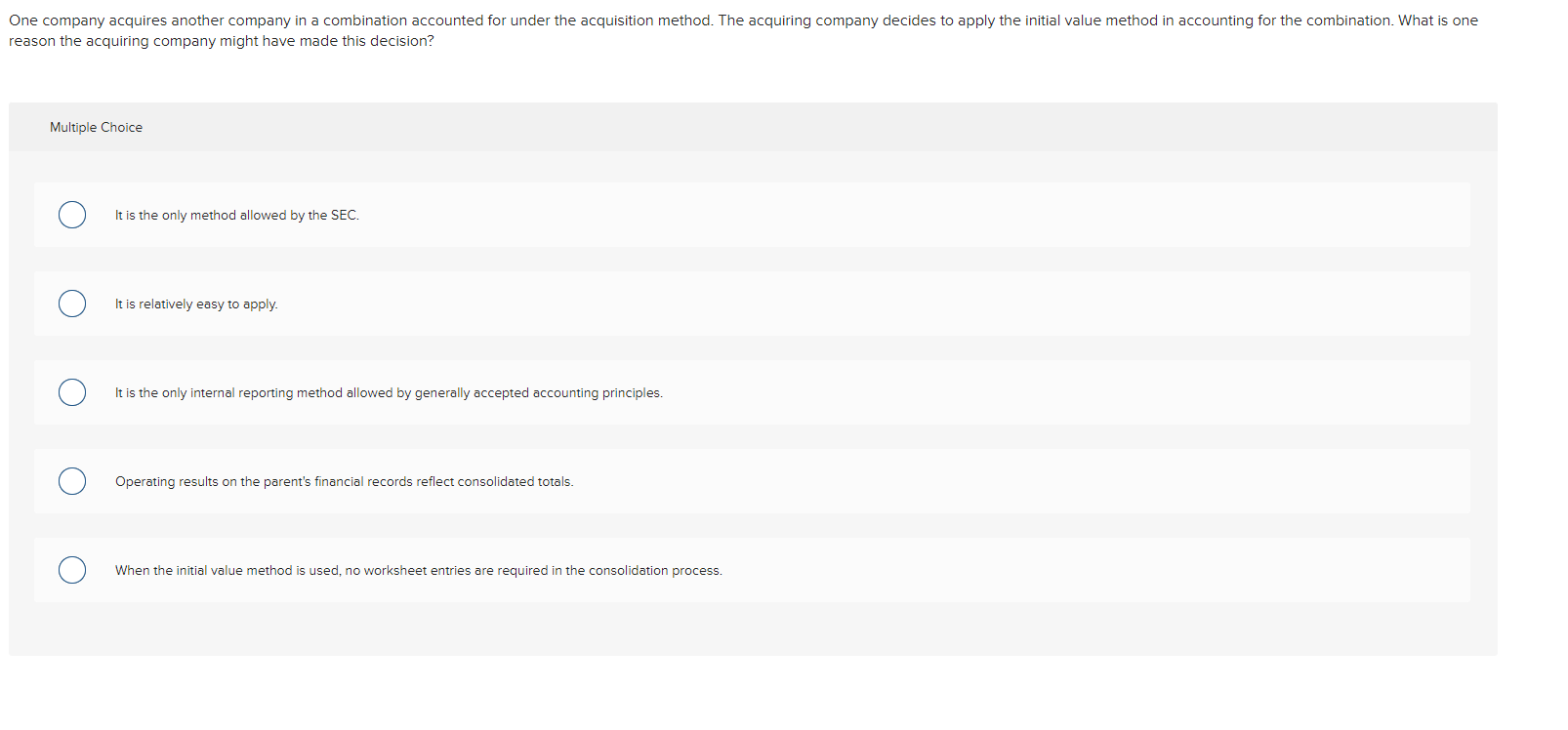 Solved reason the acquiring company might have made this | Chegg.com