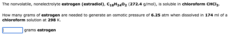 Solved The nonvolatile, nonelectrolyte sucrose, | Chegg.com