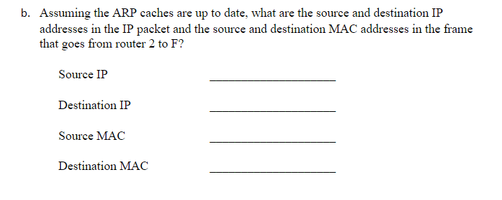 Solved 9. Consider the diagram below. Assume all routers are | Chegg.com