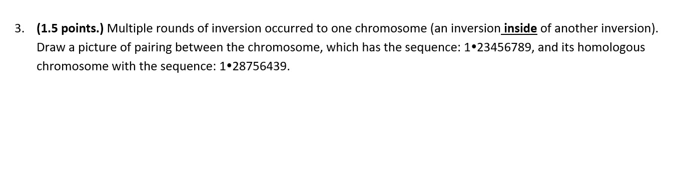 Solved (1.5 points.) Multiple rounds of inversion occurred | Chegg.com