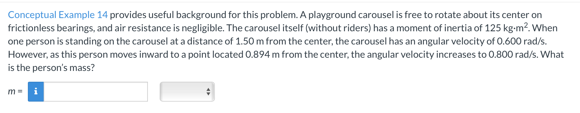Solved Conceptual Example 14 provides useful background for | Chegg.com