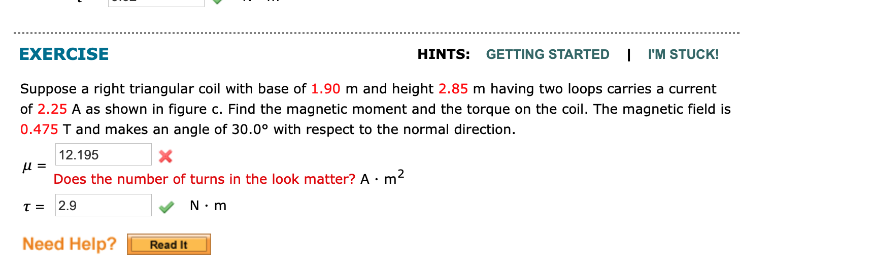 Solved EXERCISE HINTS: GETTING STARTED I I'M STUCK! Suppose | Chegg.com