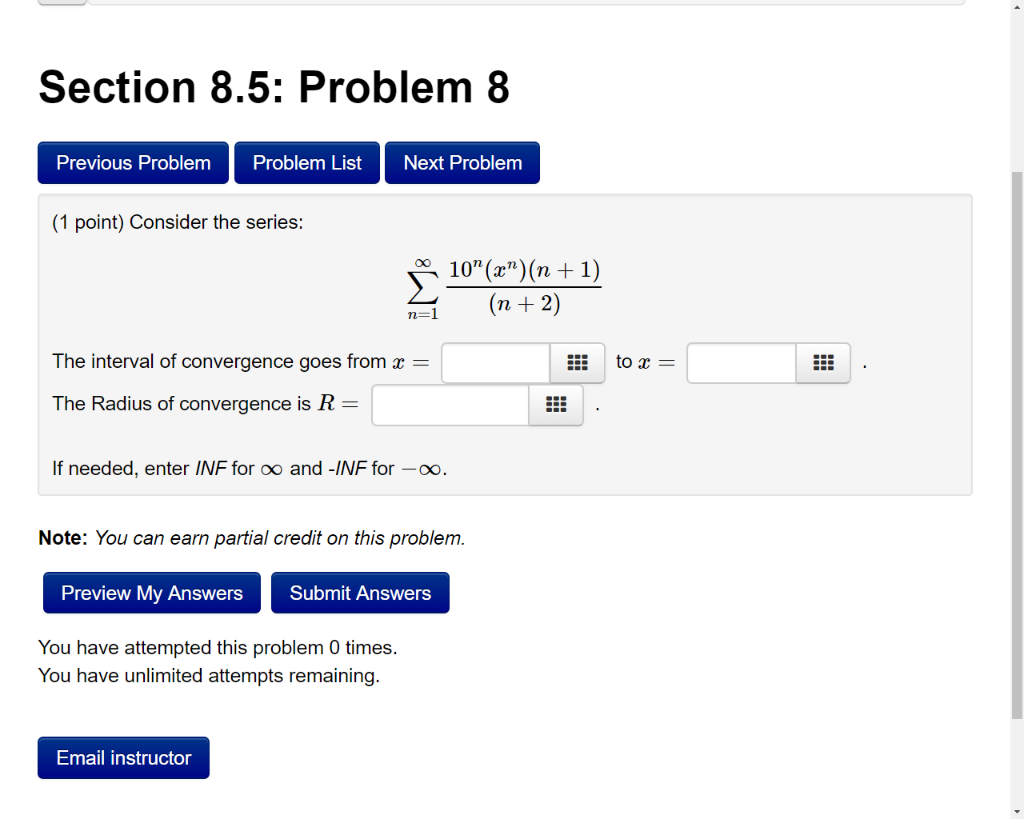 Solved Section 8 5 Problem 8 Previous Problem Problem List