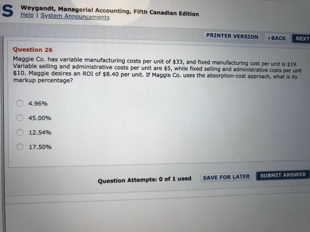 Solved ---- Uulall Cuition 1R I 2ystem Announcements PRINTER | Chegg.com