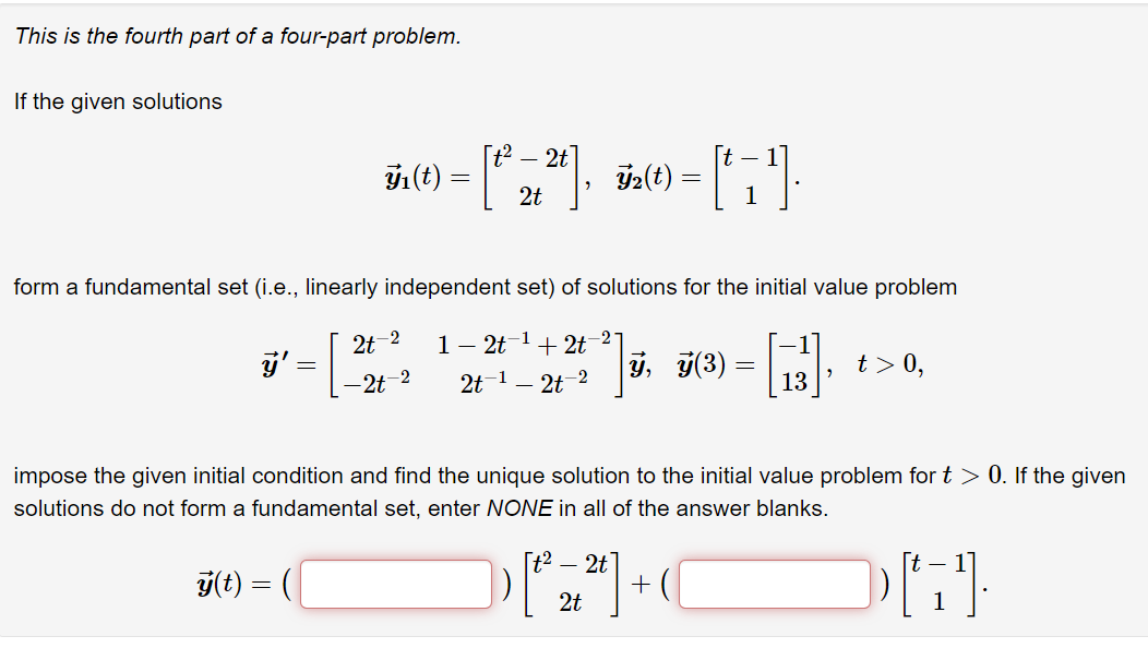 Solved This is the fourth part of a four-part problem. If | Chegg.com