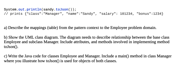 Solved 6.3 Consider the Employee class hierarchy from the | Chegg.com