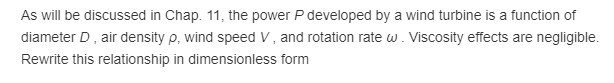 Solved As will be discussed in Chap. 11, the power P | Chegg.com