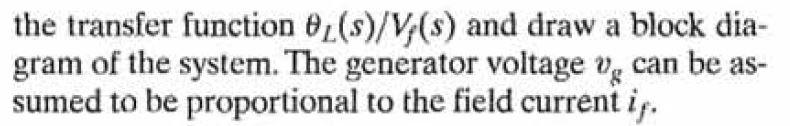 Solved P2.13 An electromechanical open-loop control system | Chegg.com