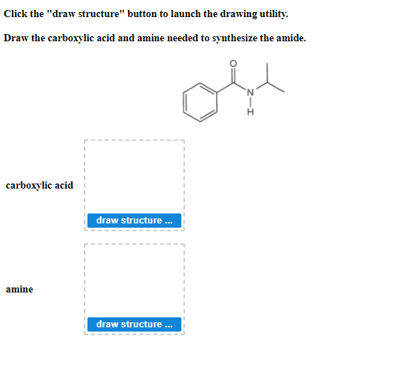 Solved Click the "draw structure" button to launch the | Chegg.com