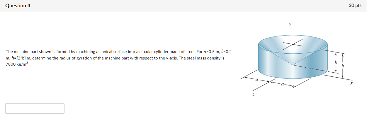 Solved Question 4The machine part shown is ﻿formed by | Chegg.com