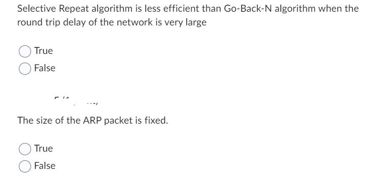 Solved Selective Repeat Algorithm Is Less Efficient Than 7764