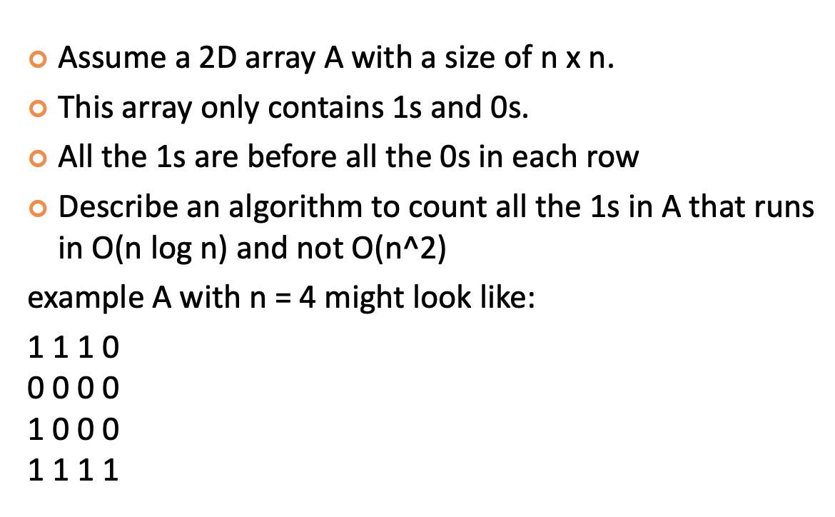 Solved O Assume A 2d Array A With A Size Of Nxn O This 0194