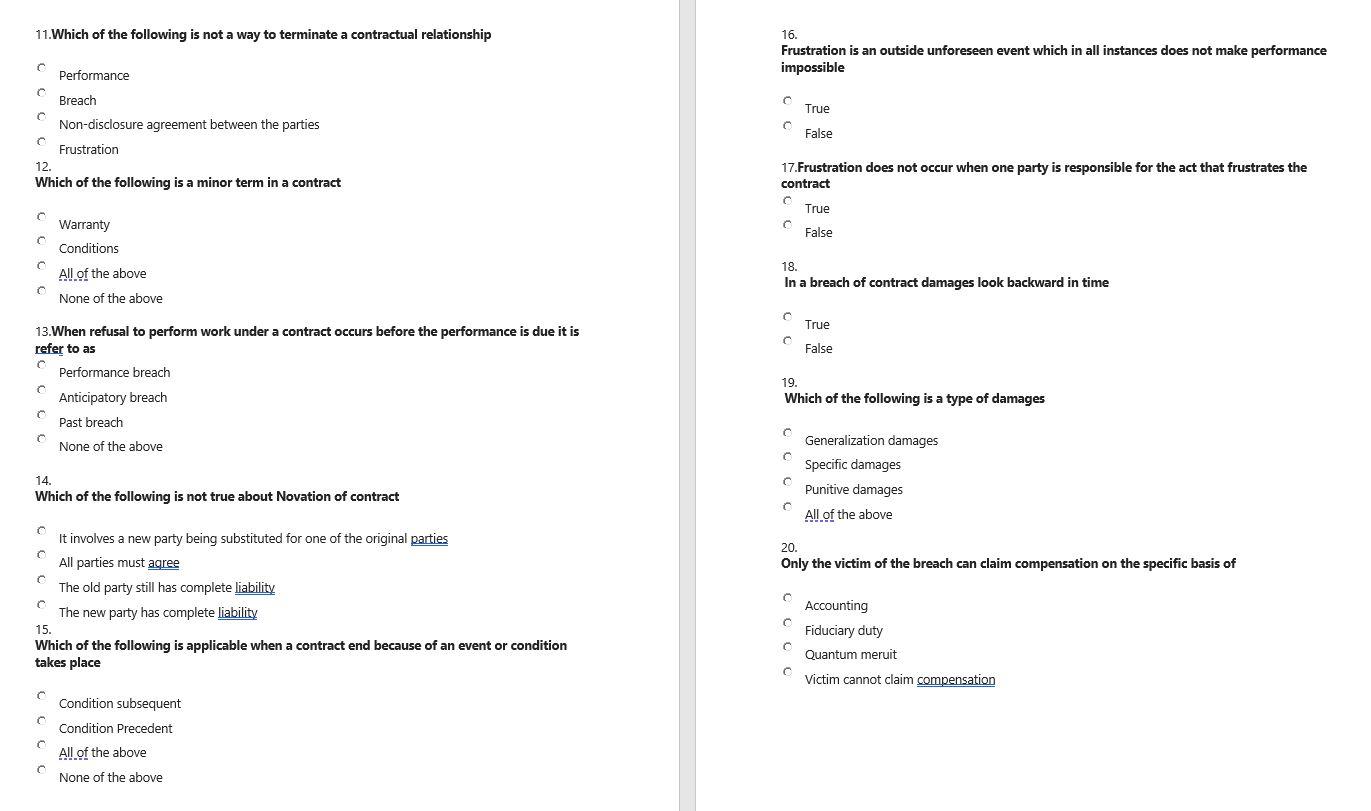 Solved 11. Which of the following is not a way to terminate | Chegg.com
