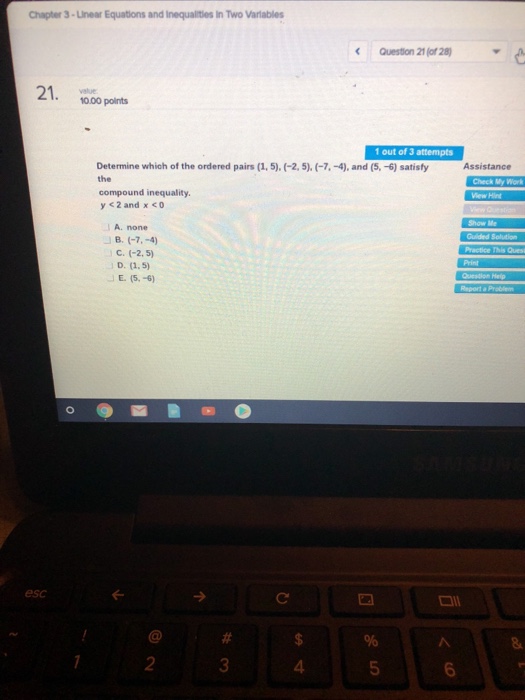 Solved Chapter 3-Linear Equations and Inequalities in Two | Chegg.com