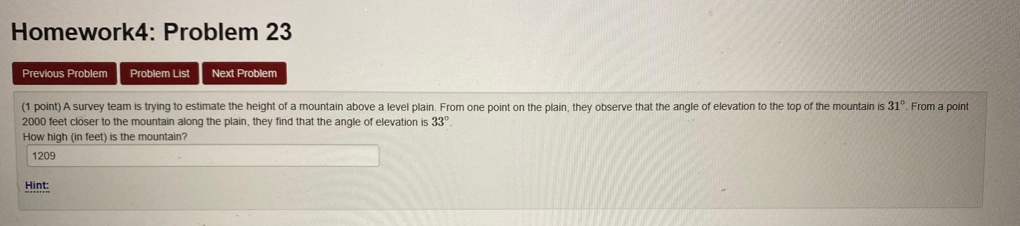 Solved Homework4: Problem 23 Previous Problem Problem List | Chegg.com