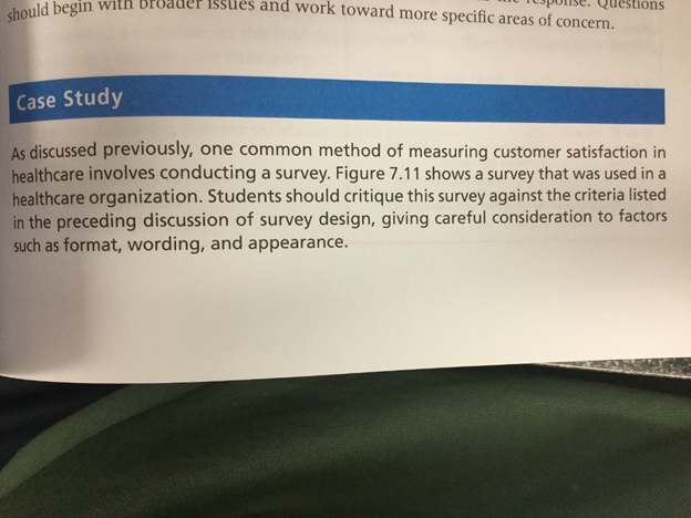 Chapter 7 Case Study from Quality and Performance | Chegg.com