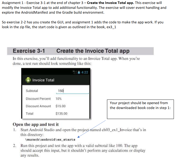 Assignment 1 - Exercise 3-1 at the end of chapter 3 - | Chegg.com