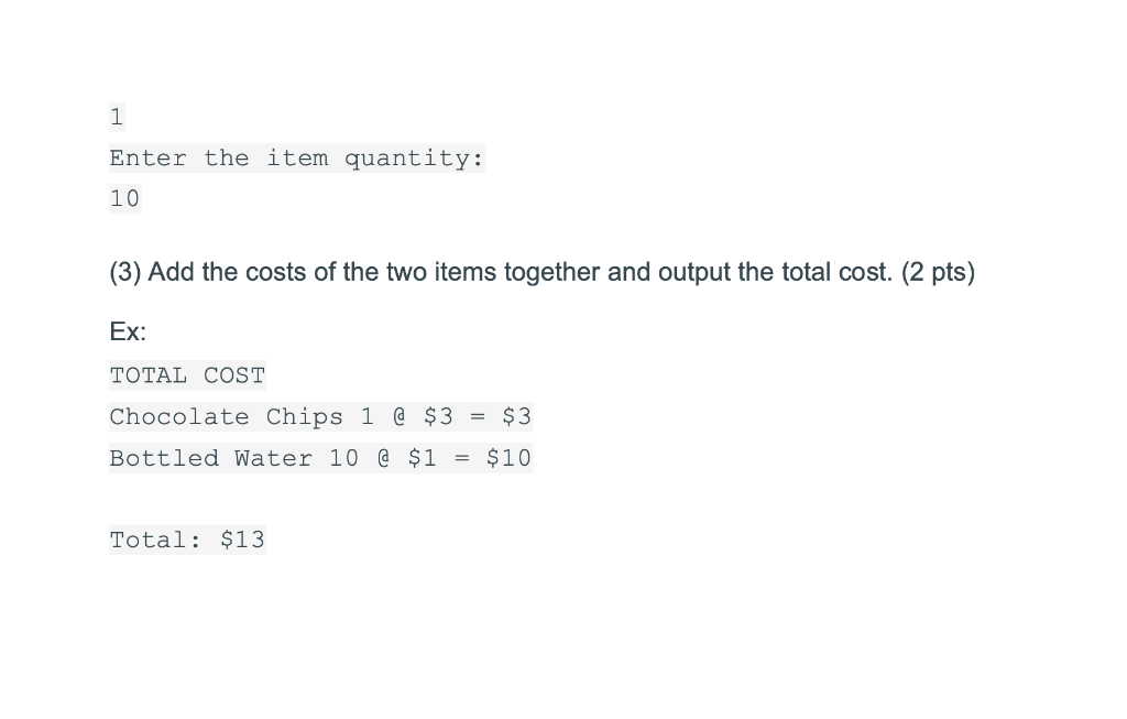 Solved Online shopping cart (Part 1) (1) Create two files to | Chegg.com