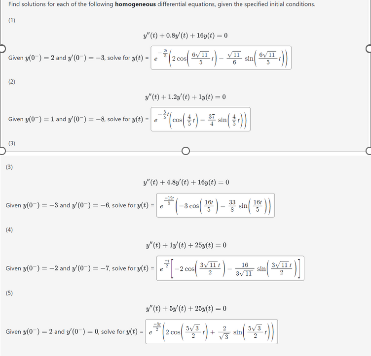 Solved Urgent Help Differential Equations - Please answer in | Chegg.com