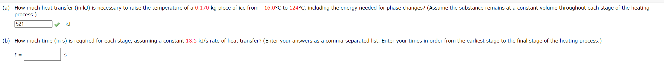 Solved process.) kJ t=s | Chegg.com