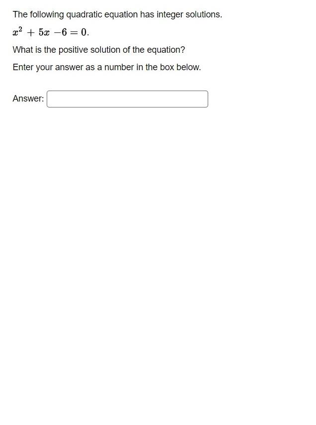 Solved The following quadratic equation has integer | Chegg.com