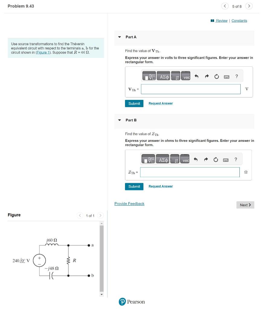 Solved Use source transformations to find the Thévenin | Chegg.com