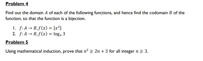 Solved Using mathematical induction, prove that 𝑛 2 ≥ 2𝑛 + | Chegg.com