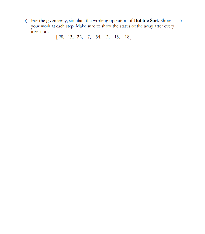 Solved Cse 225 Data Structure And Algorithms [ C