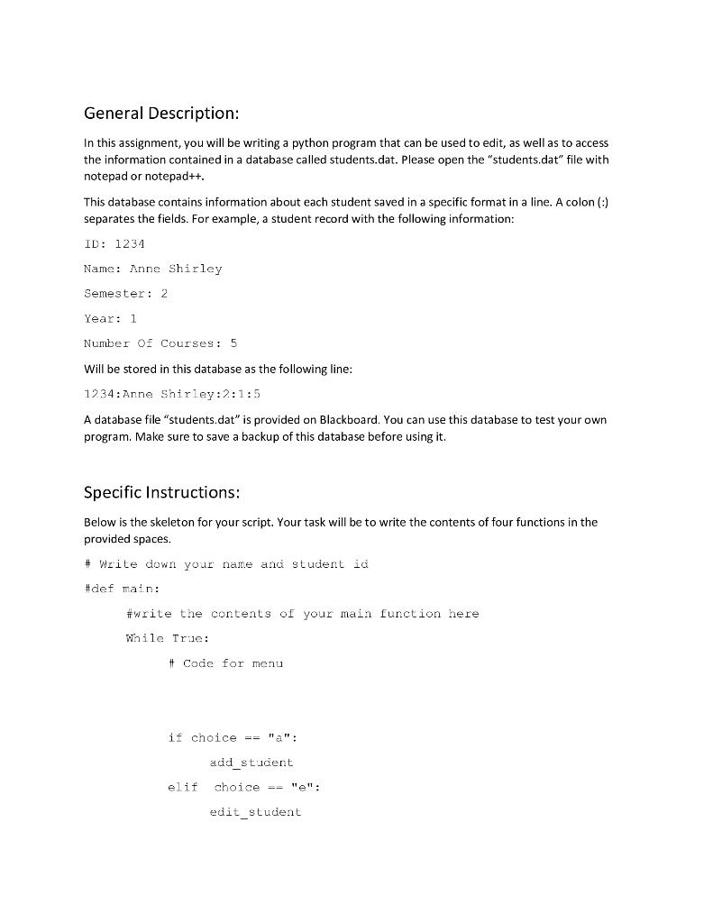 1234: Anne Shirly: 2:2021:4 1002:Jhon Smith: 3:2020:5 | Chegg.com
