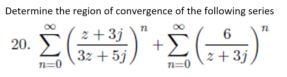Solved Determine the region of convergence of the following | Chegg.com
