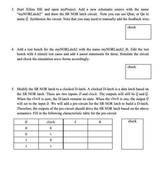 (Solved) : Lab Designing Sequential Logic Circuits Using Xilinx Ise ...