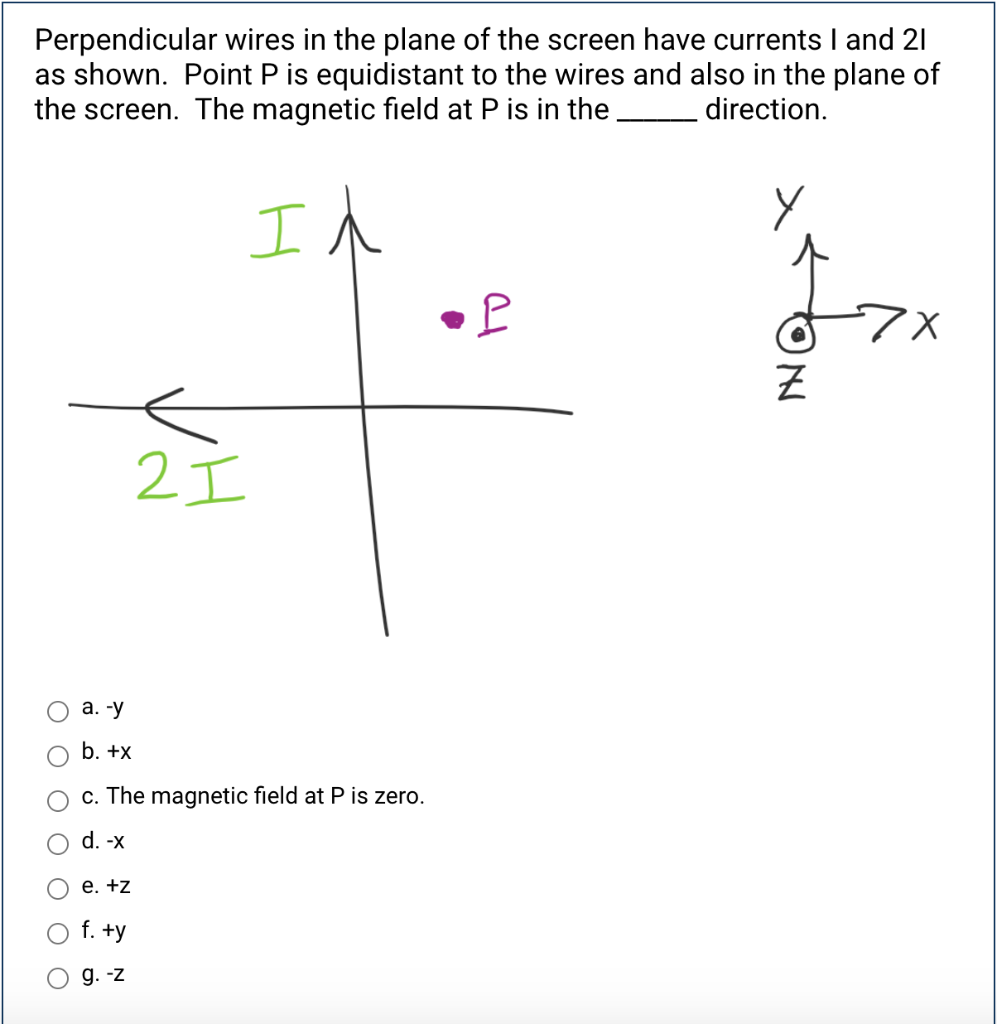 Solved Perpendicular wires in the plane of the screen have | Chegg.com