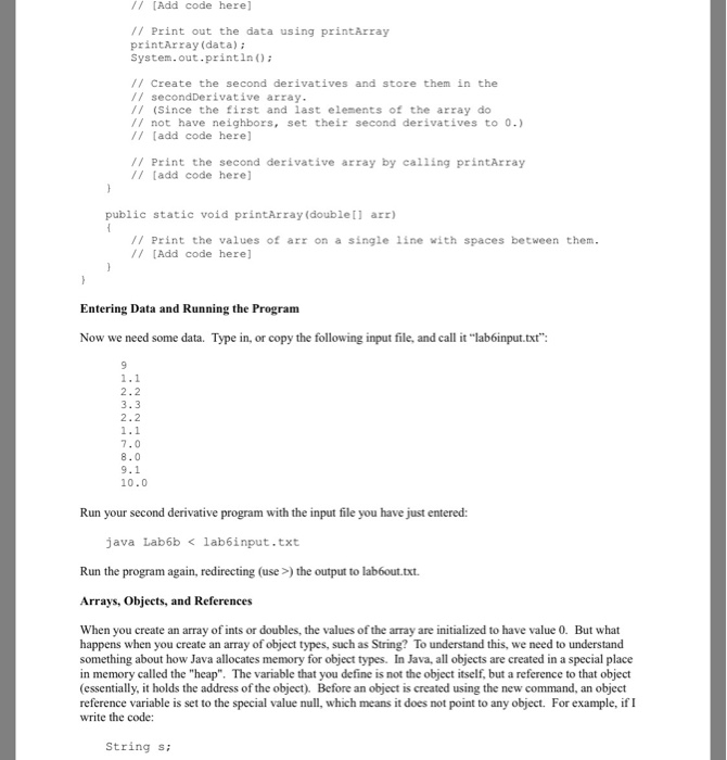 Solved Creating and Iterating through Arrays Arrays are a | Chegg.com Solved Creating and Iterating through Arrays Arrays are a | Chegg.com