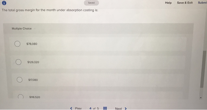 Solved Saved Help Save & Exit Sub A manufacturing company | Chegg.com