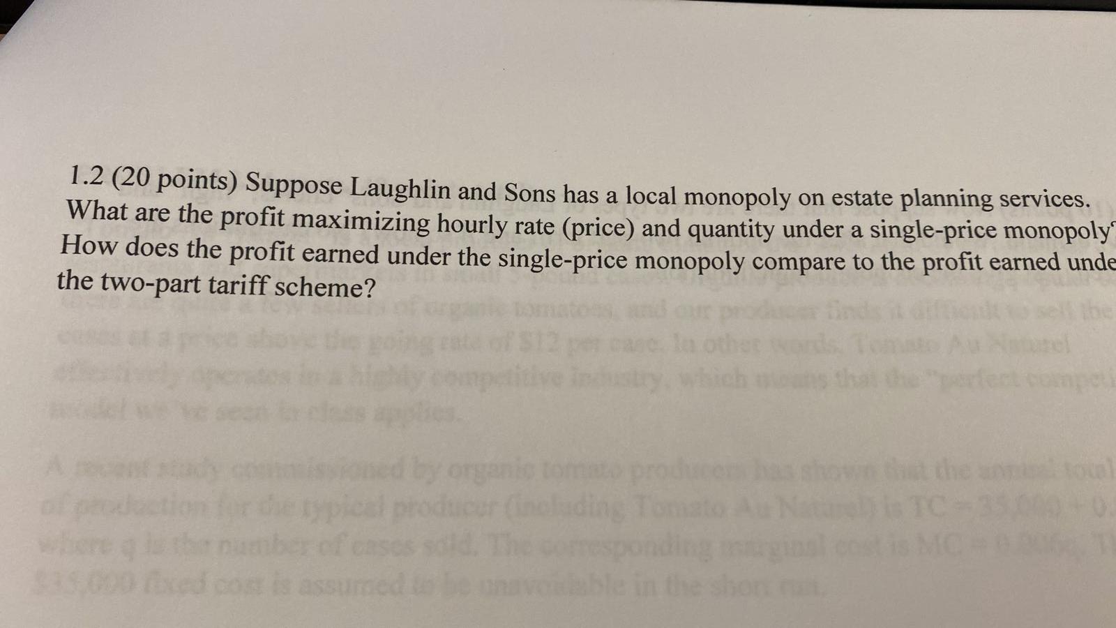 Solved PART II, 4 short Answer Problems (worth 210 points | Chegg.com
