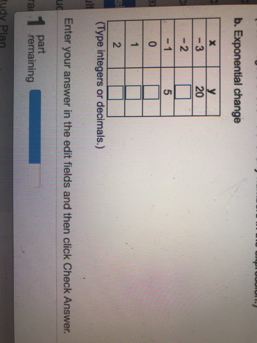 Solved Complete table assuming the type of change | Chegg.com