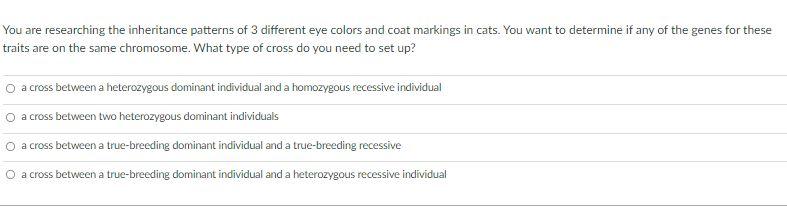 You are researching the inheritance patterns of 3 | Chegg.com