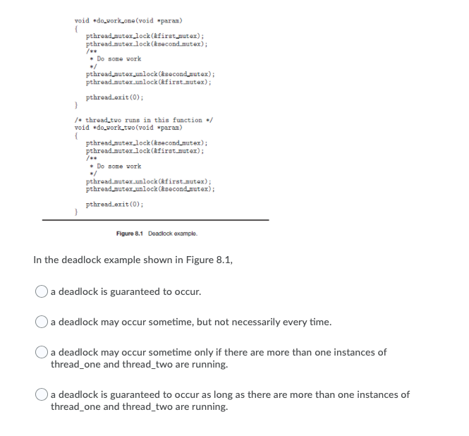 Solved Question 10 (2 points) In a system that uses deadlock | Chegg.com