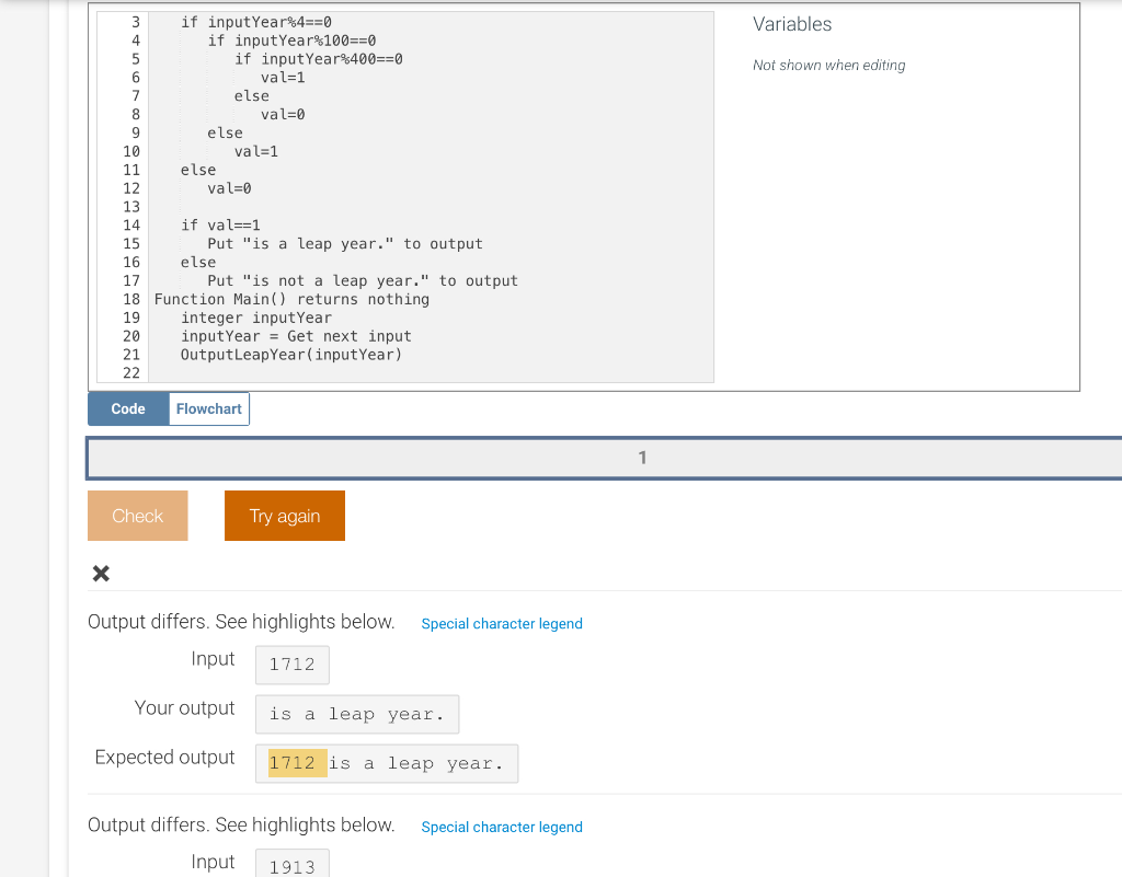 Solved Variables Not shown when editing if input Years4==0 | Chegg.com