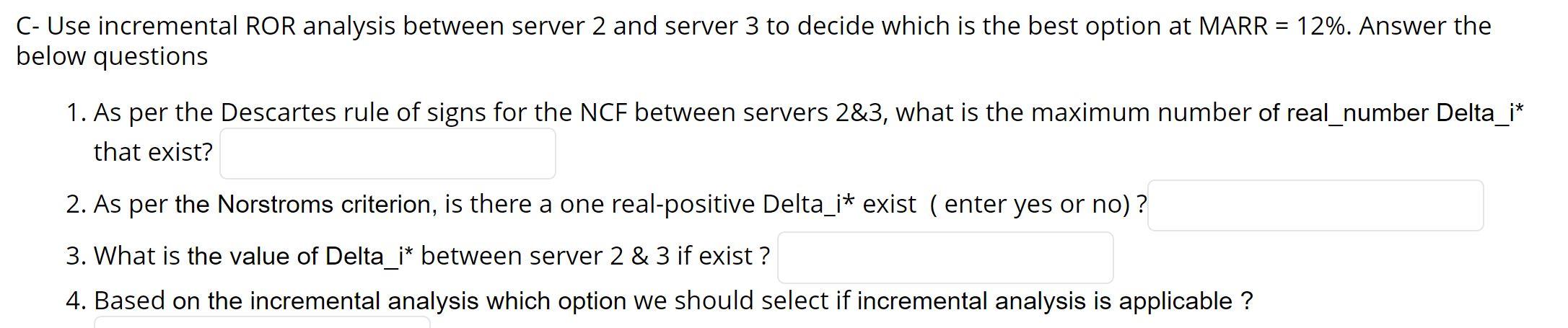 Solved CASE STUDY PEFORMING ROR ANALYSIS FOR 3D PRINTER AND | Chegg.com