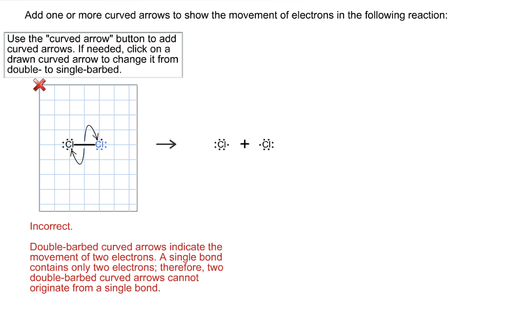 Solved Add one or more curved arrows to show the movement of | Chegg.com