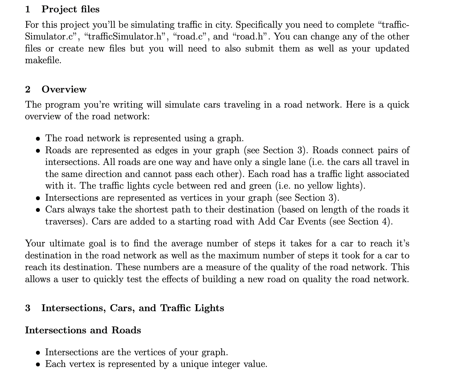 Solved 1 Project files For this project you'll be simulating | Chegg.com