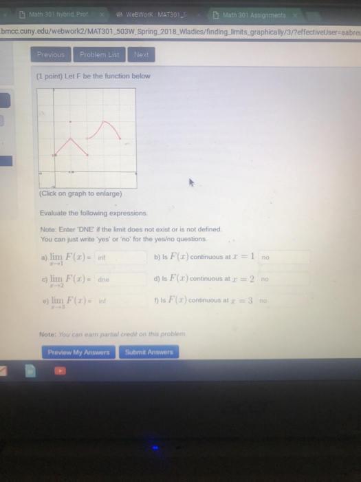 Solved Math 301 hybrid, Prot Weßwork MAT301 Math 301 | Chegg.com