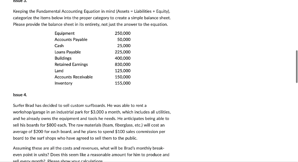 Solved Please address each of the following issues in a | Chegg.com