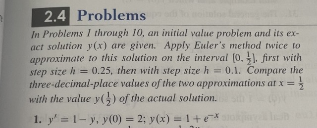 Solved In Problems 1 through 10, an initial value problem | Chegg.com