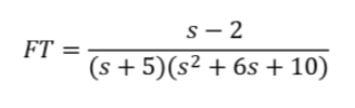 Solved a) The transfer function shown contains 3 poles and a | Chegg.com