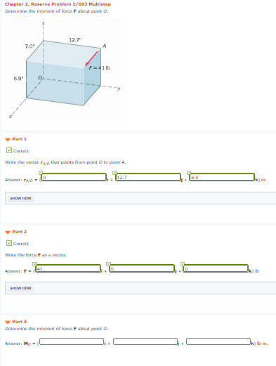 Solved Chapter 2, Reserva Problem 2/003 Multistep Delmine | Chegg.com