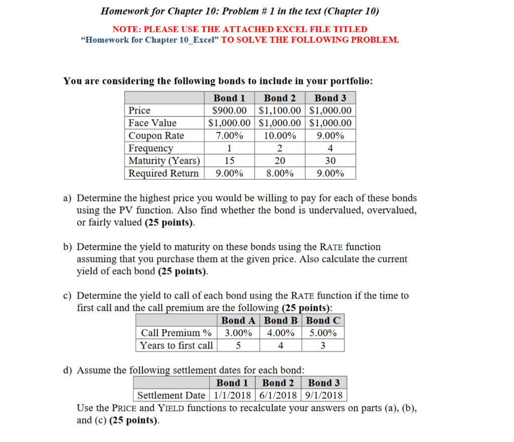 Solved Homework for Chapter 10: Problem #1 in the text | Chegg.com