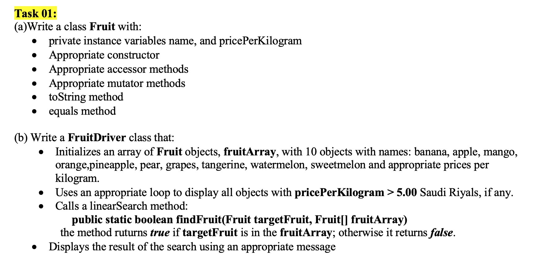 Solved This is 4 lab tasks about Arrays of References and | Chegg.com